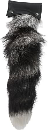 Amazon.com: Wearable Cosplay Real Fox Tail with Belt Attachment G8522 ...