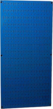 Amazon.com: Wall Control Pegboard 32in x 16in Blue Metal Pegboard Tool ...