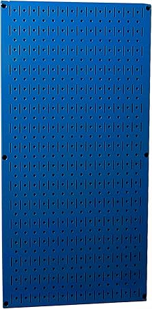 Amazon.com: Wall Control Pegboard 32in x 16in Blue Metal Pegboard Tool ...