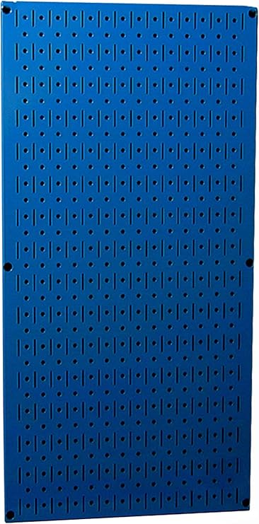 Amazon.com: Wall Control Pegboard 32in x 16in Blue Metal Pegboard Tool ...