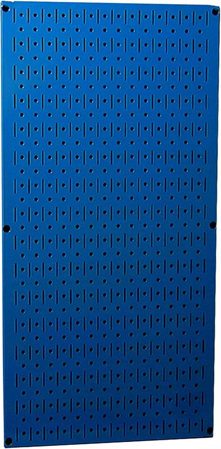 Amazon.com: Wall Control Pegboard 32in x 16in Blue Metal Pegboard Tool ...