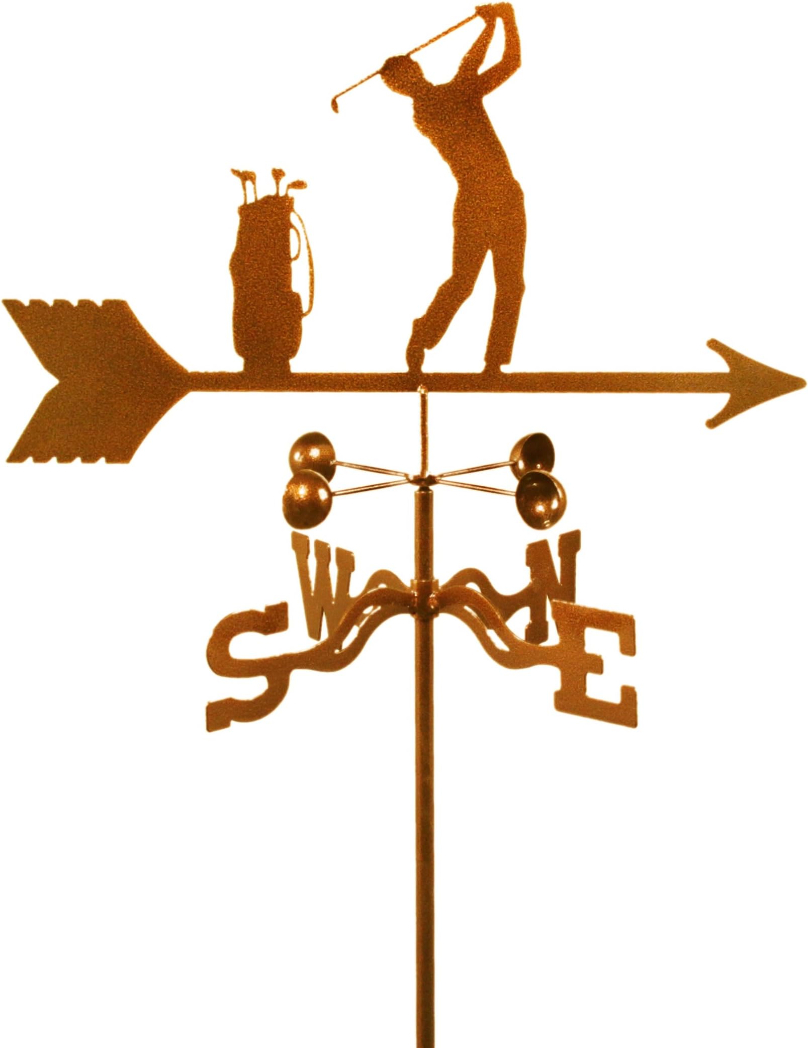 Amazon.com : SWEN Products GOLFER MALE GOLF PGA Weathervane (Garden ...