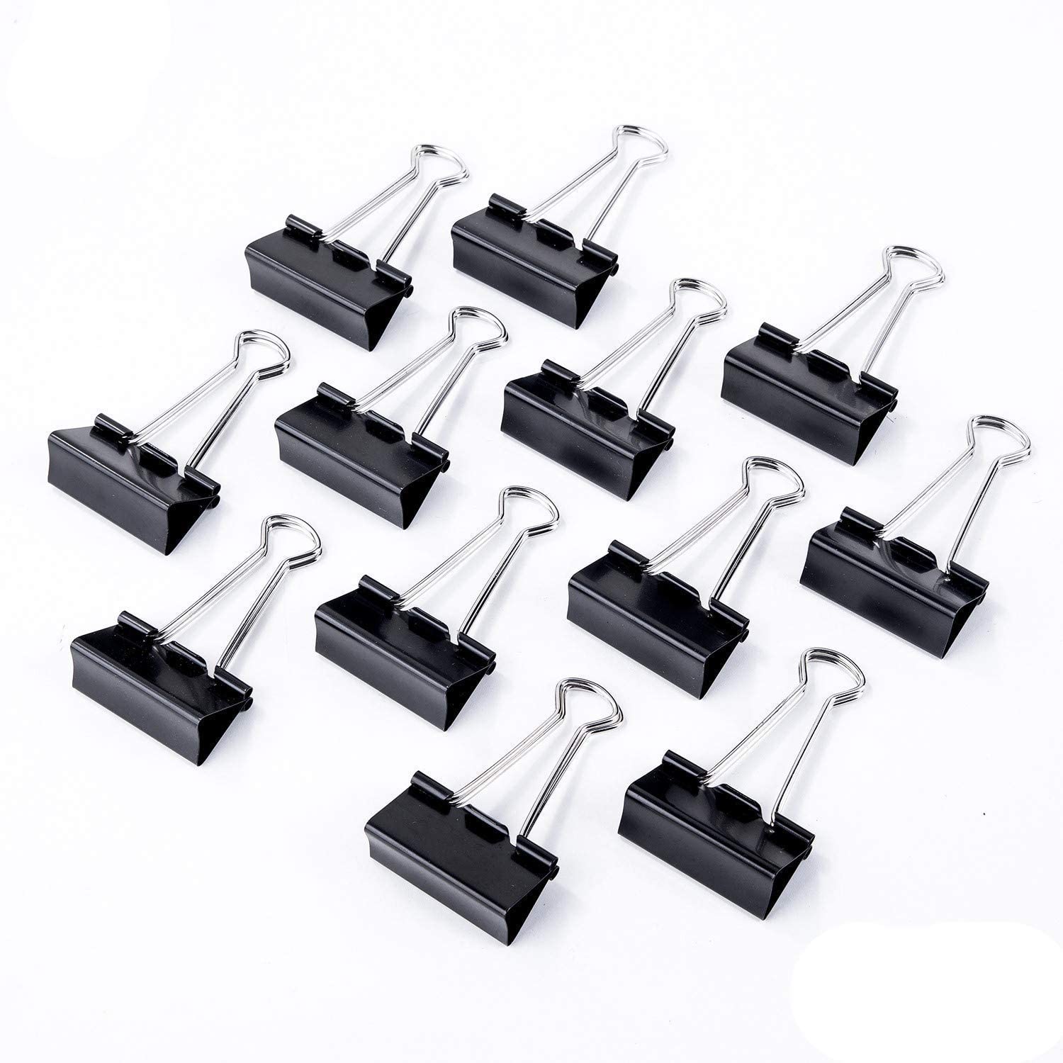 EVOY Paper Holding Documents File Binder Clip/Pin Pack of 12 Clips ...