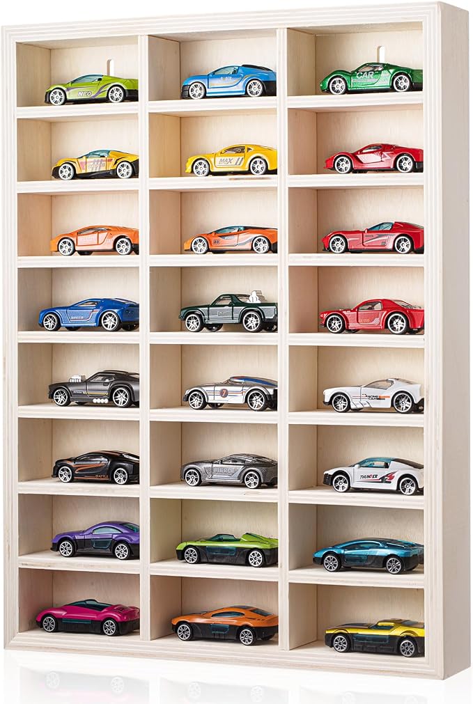 Amazon.com: Threehoney 24 Space Toy Cars Wheels Display Case 1: 64 ...
