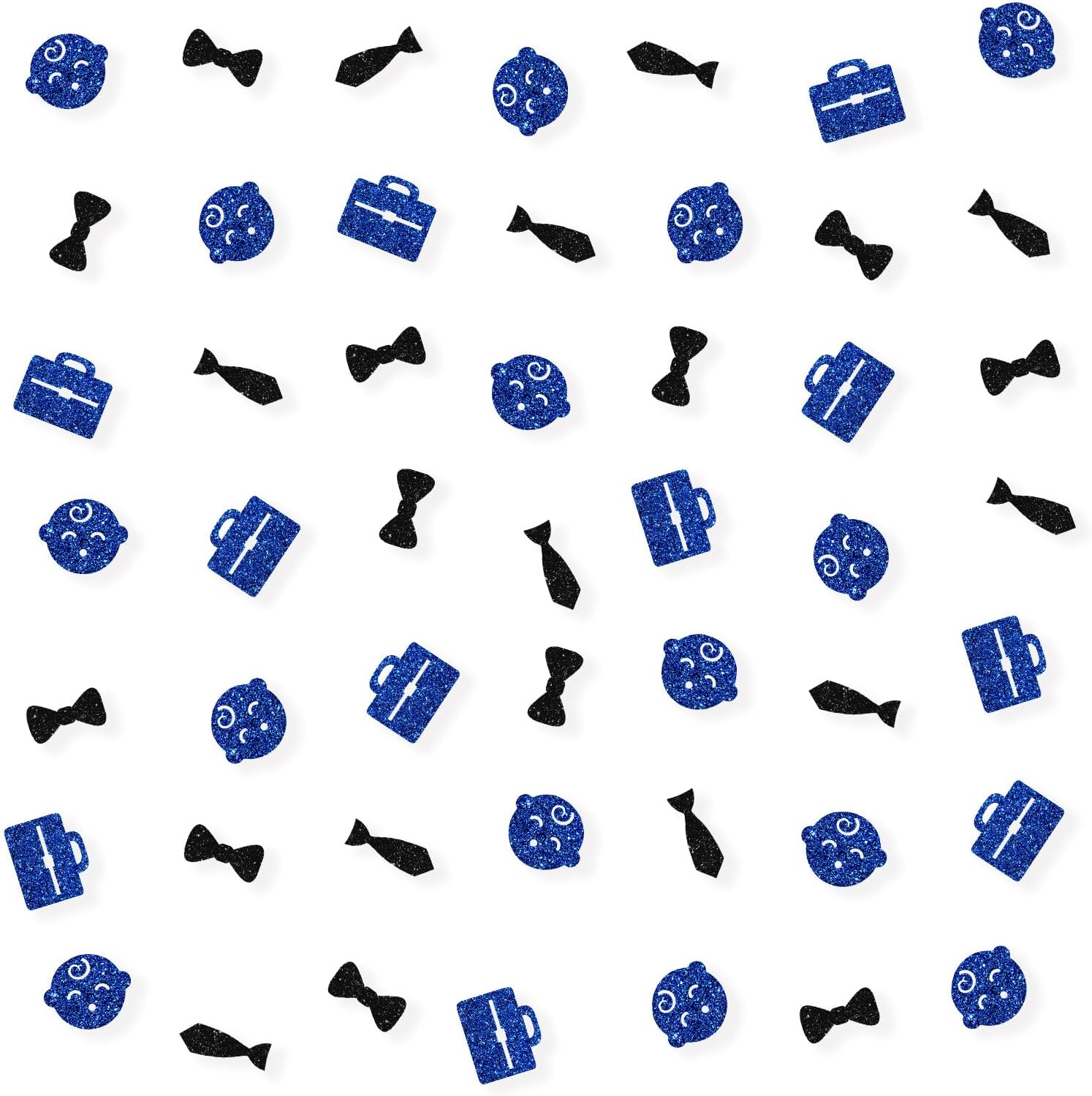 Amazon Set Of 100 Boss Baby Confetti Black Blue Table