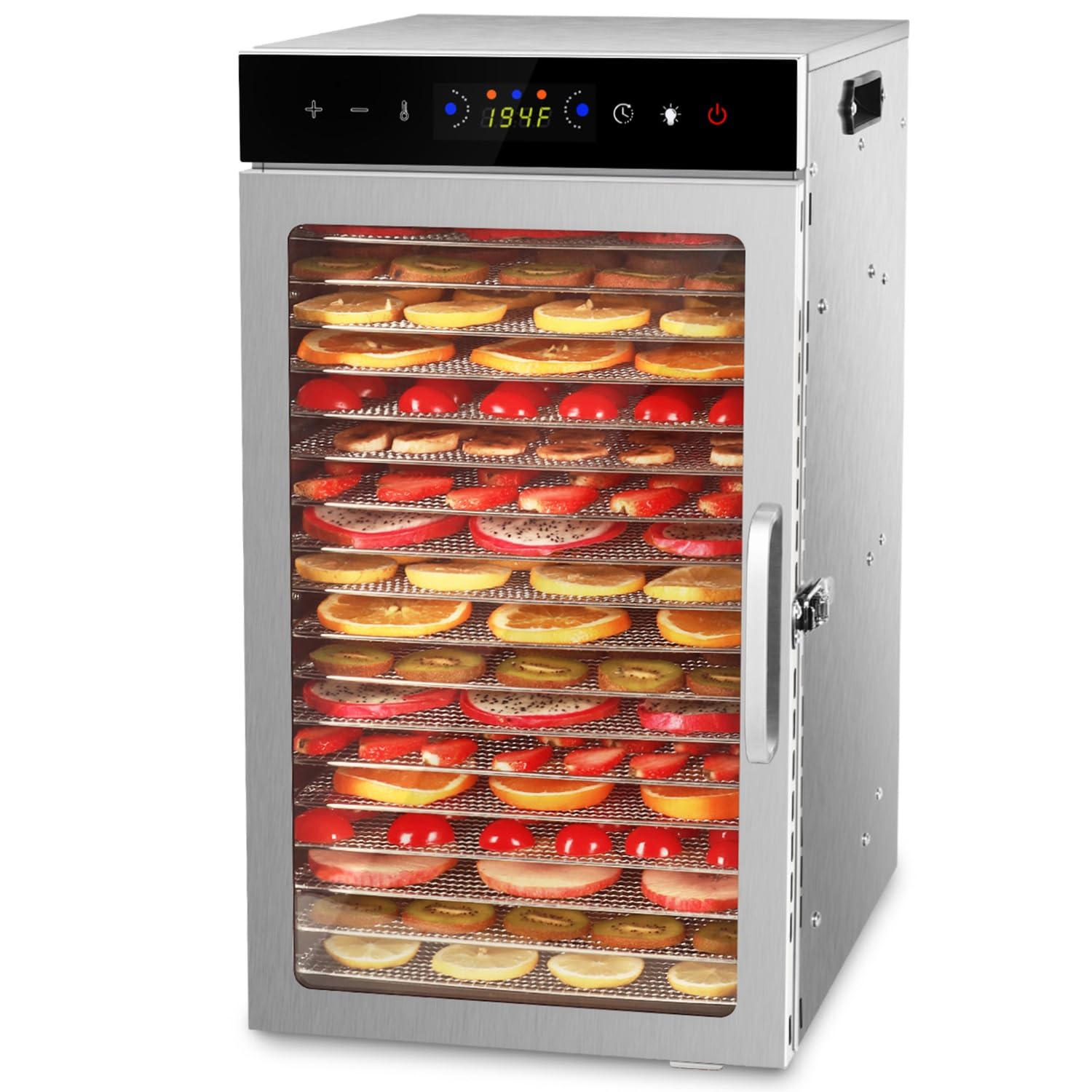 Amazon.com: SUCISENI Commercial Food Dehydrator Machine 800W 18 Trays ...