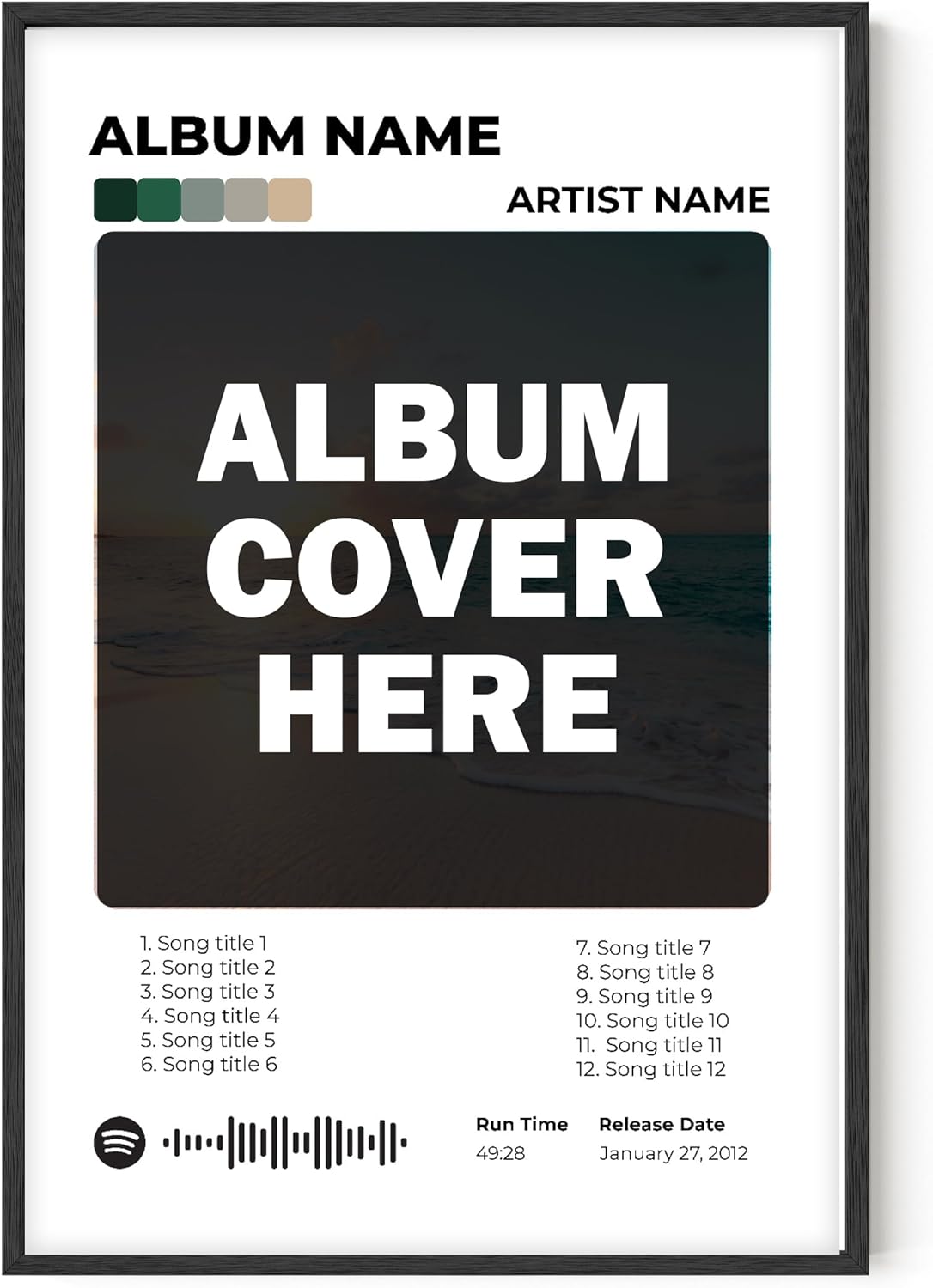 Amazon.com: Request Your Own Custom Album Cover Posters, 3 Style to ...