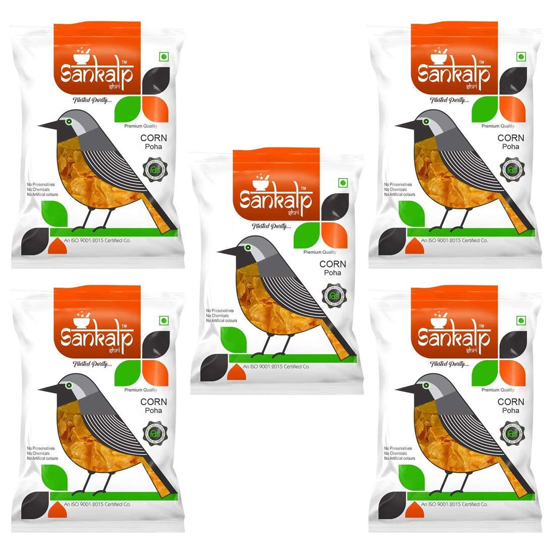 Sankalpshri Makka Poha 100g (Pack of 5) | Corn Poha | Maize Poha | Corn ...