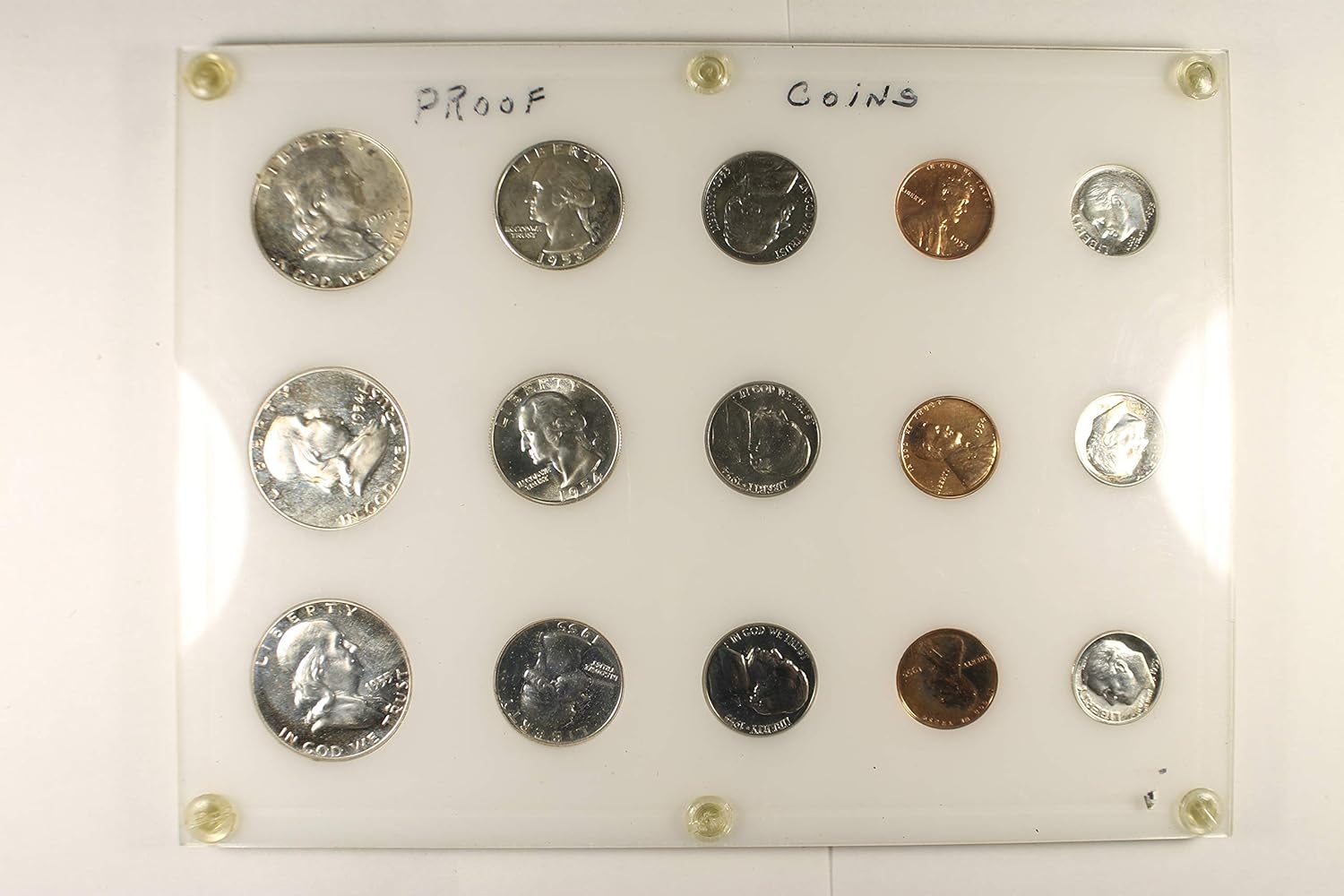 1953 1954 & 1955 US Mint Proof Set Collection *Plastic Holder* Proof at ...