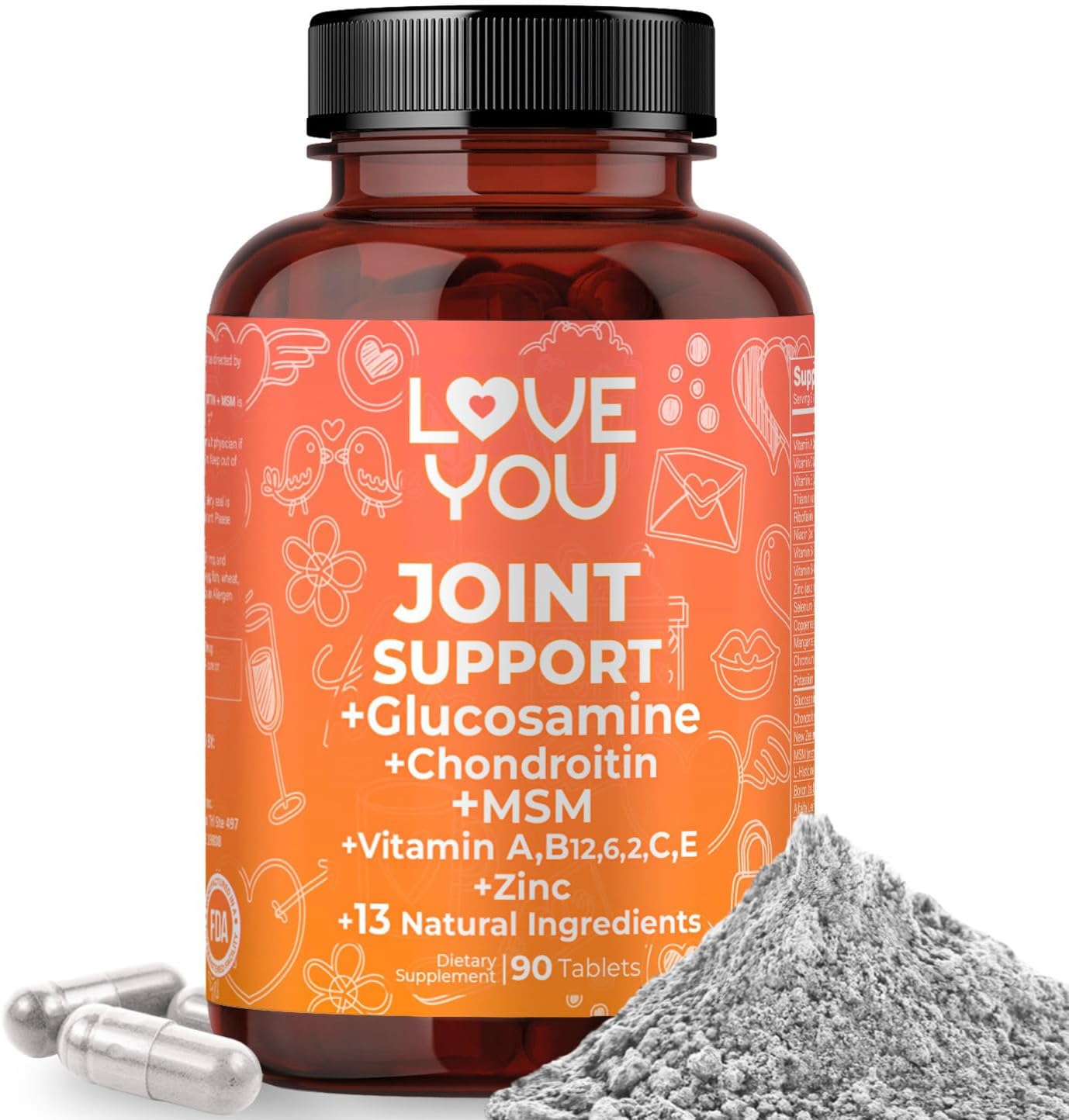 Amazon.com: Activated Joint Support Supplement – Natural Joint, Bone ...