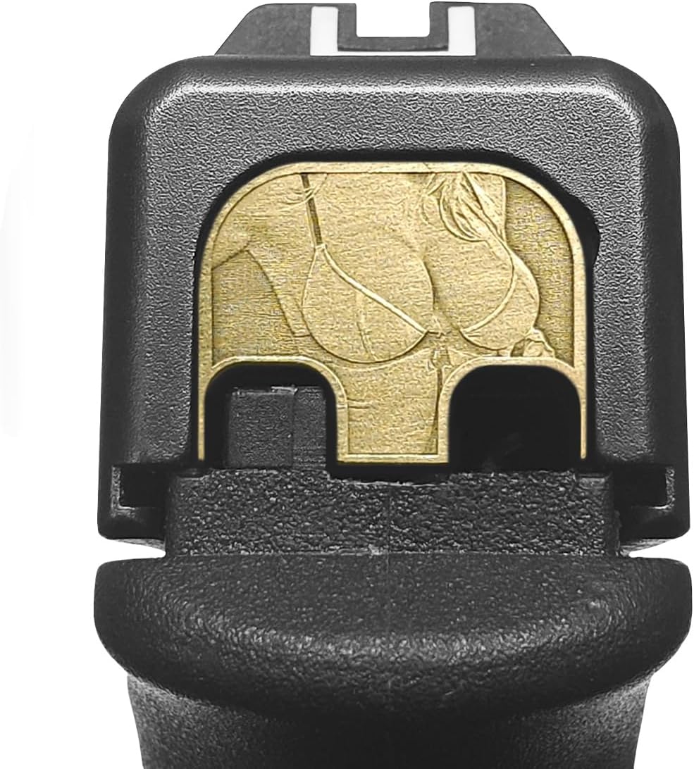 Amazon.com : Milspin Brass CNC Milled 3D Engraved Slide Back Plate ...