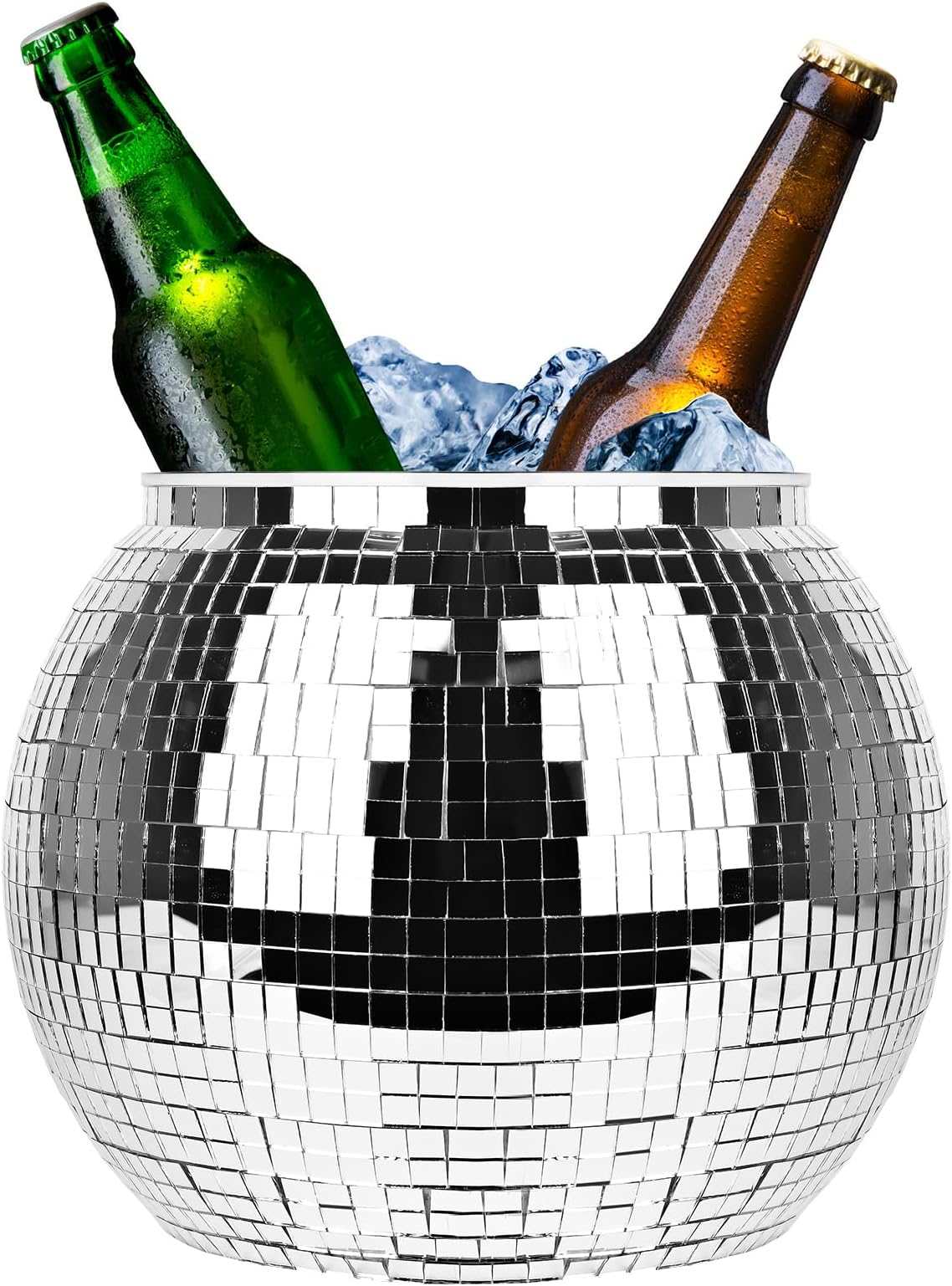 Amazon.com: Disco Ball Ice Bucket Beverage Tubs Disco Ball Cup for ...