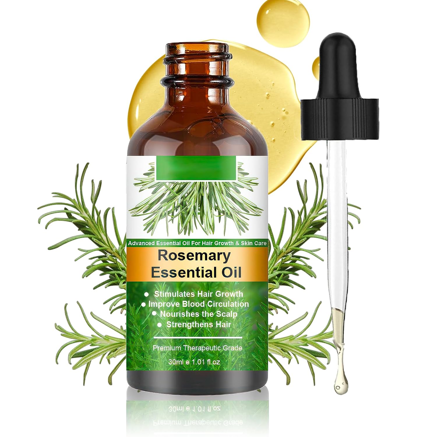 Amazon.com: Rosemary Hair Oils for Growth, Strengthening, Nourishing ...
