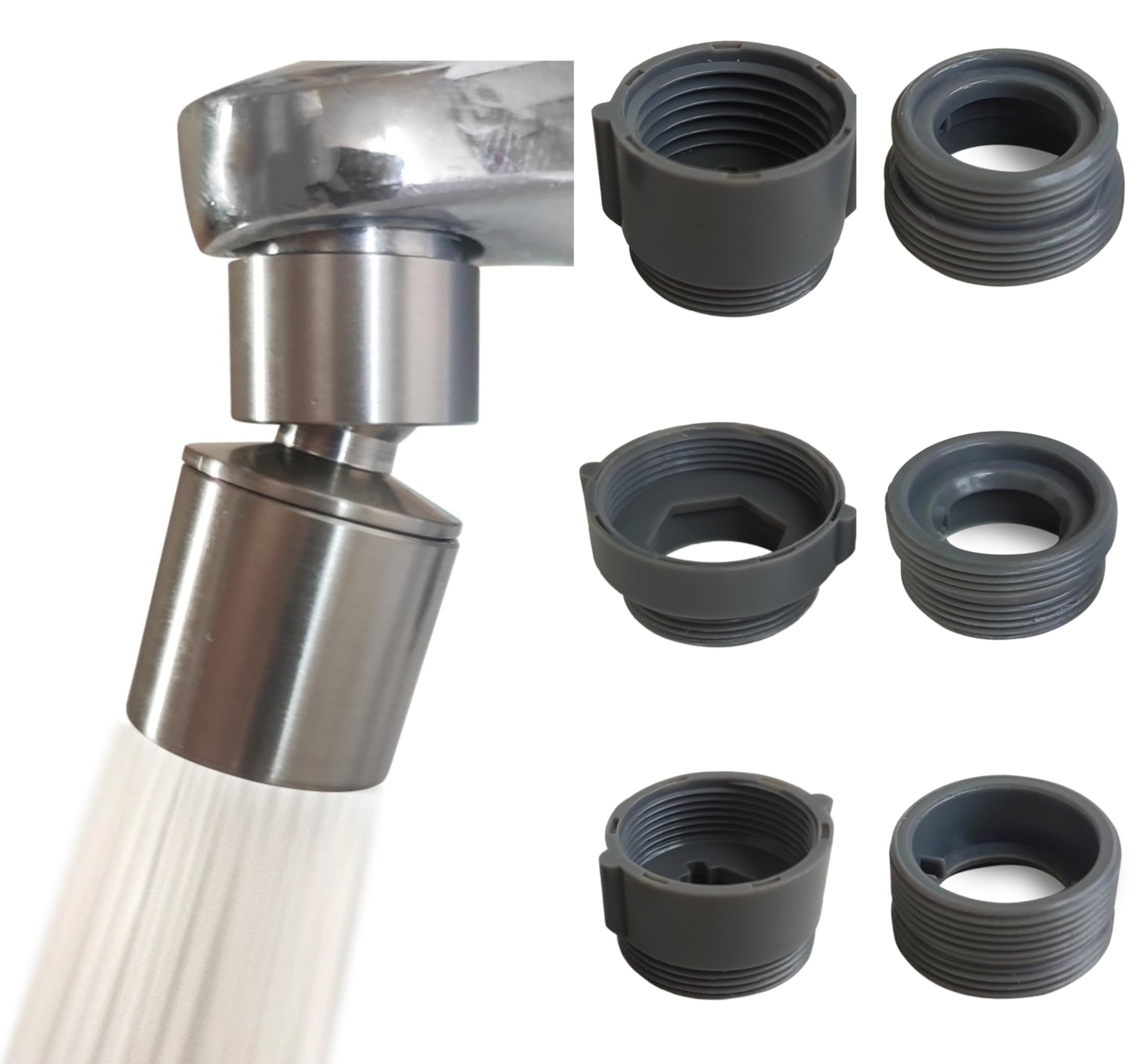 Rotating Faucet Aerator Extender,Nozzle Faucet Adapters, Universal ...