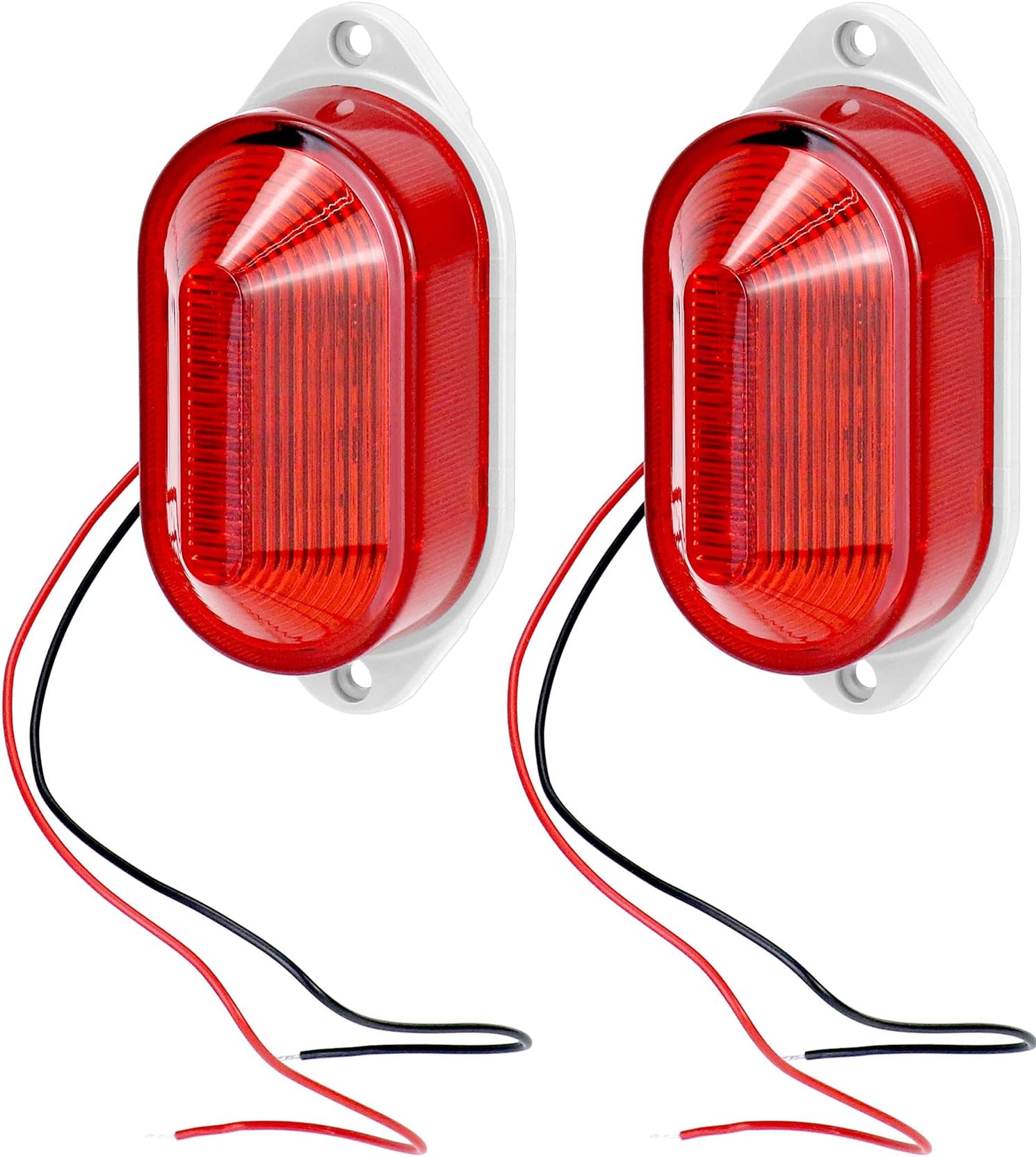 Amazon.com : Seco-Larm Indoor/Outdoor 110dB Mini Siren w/ Red Strobe ...