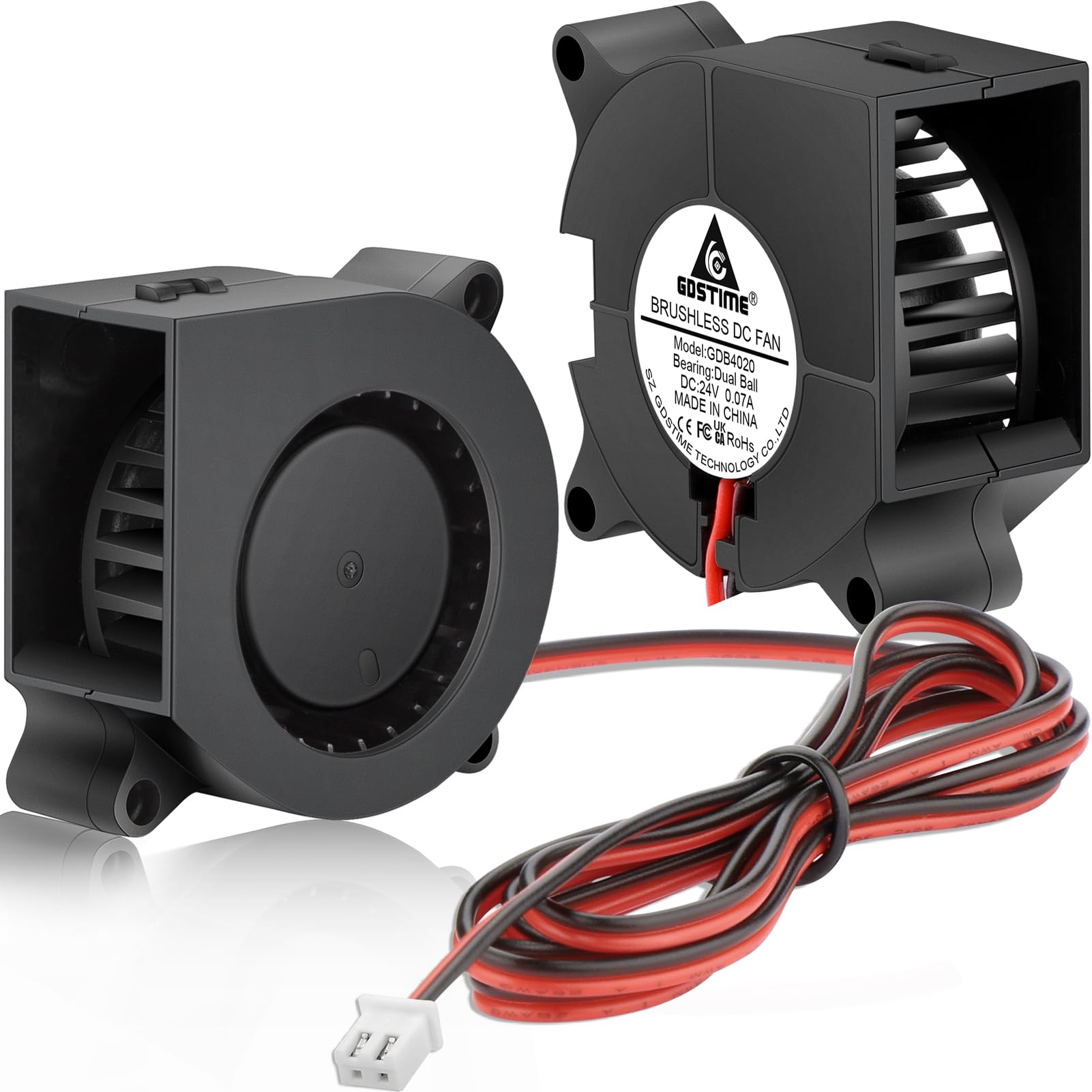 Amazon.com: GDSTIME 4020 24V Blower Fan, Upgrade 3D Printer 24 Volt ...