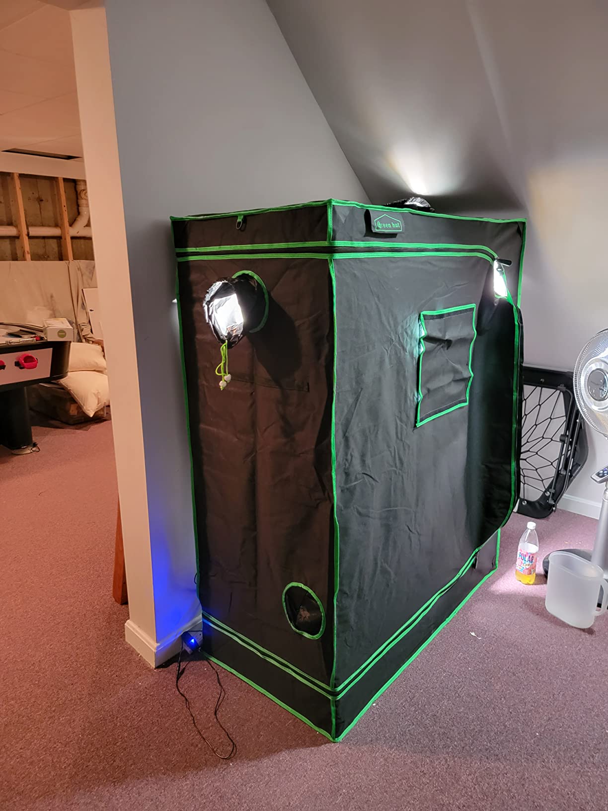 $11/mo - Finance Green Hut 3x3 Grow Tent, 36"x36"x72" Growing Tent with ...