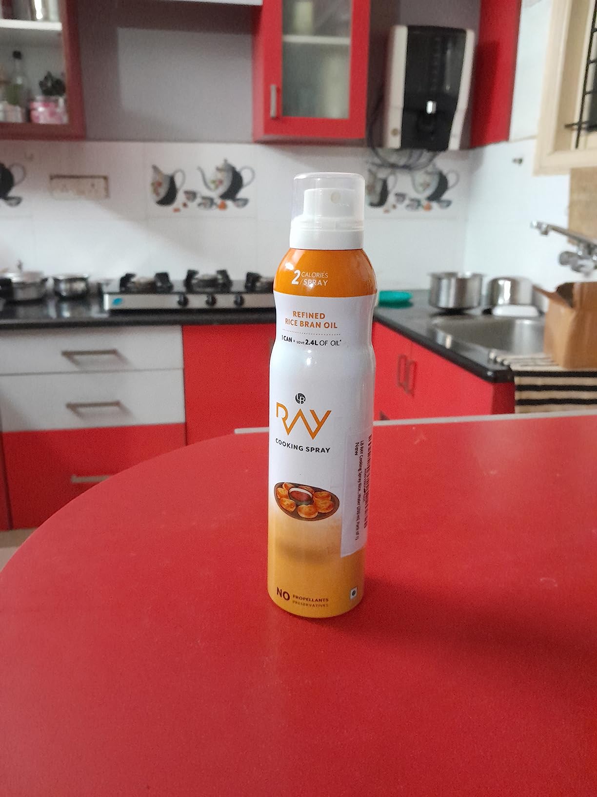 LB RAY Cooking Spray Rice Bran Oil - Low-Calorie, 100% Oil Spray, No ...