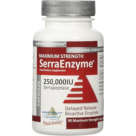 Amazon.com: Serra Enzyme Serrapeptase Supplement - Clear Lungs and ...