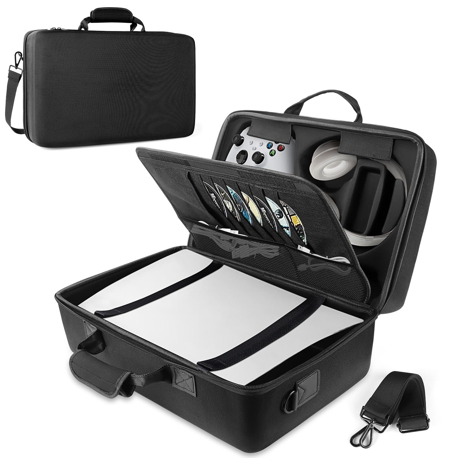 Amazon.com: Vocmugy Hard Shell Carrying Case for Playstation 5 Console ...