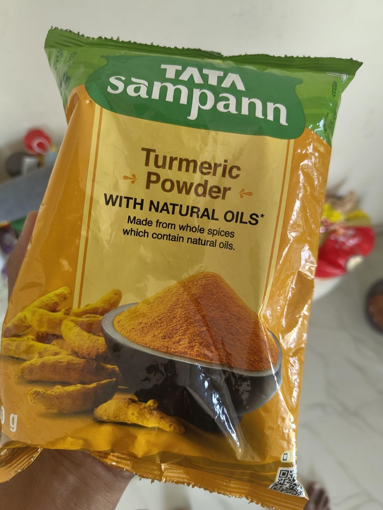 Tata Sampann Turmeric Powder With Natural Oils, 500g, Haldi Powder ...