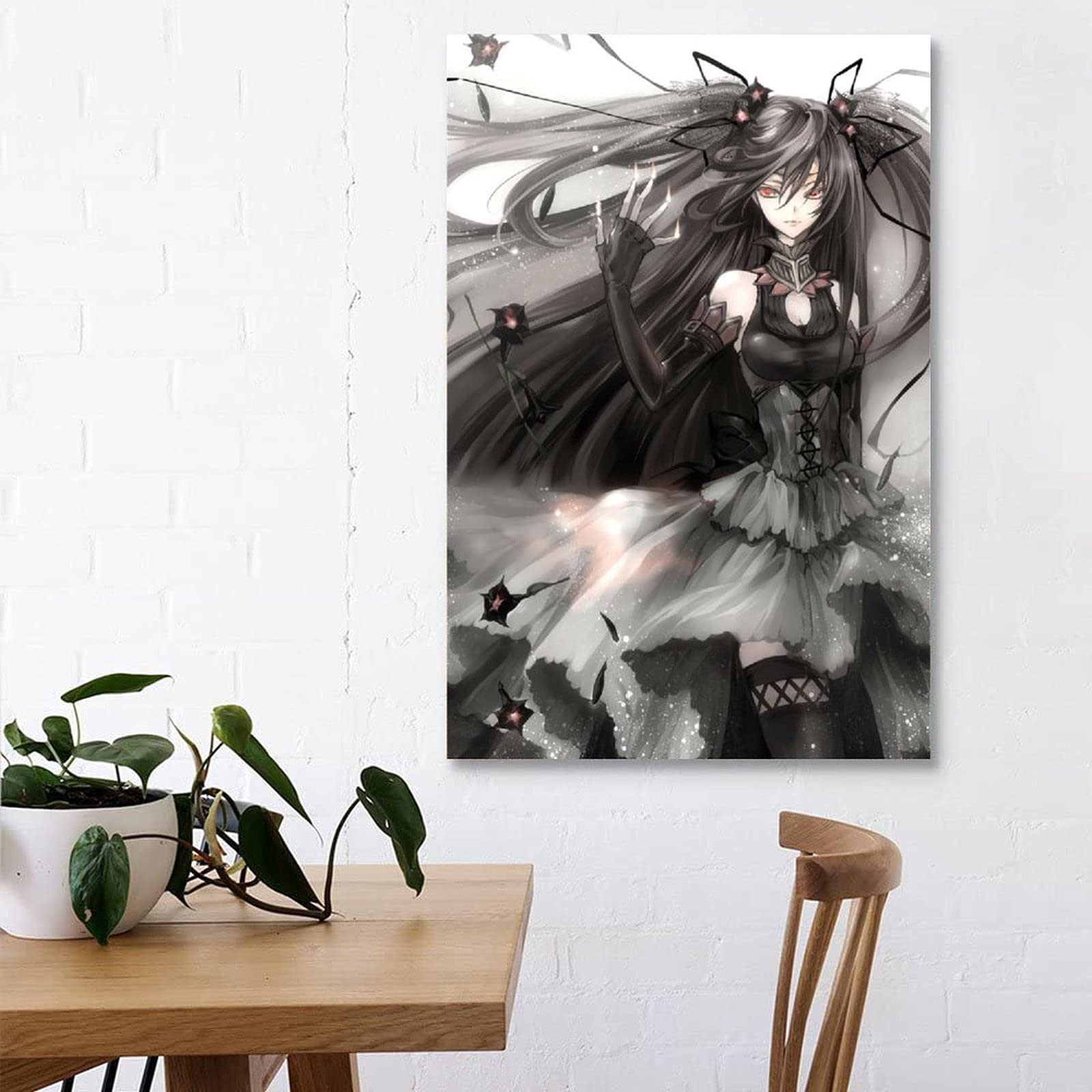 Anime Oscuro Abstracto GUKEY Póster Abstracto De Anime Criatura De