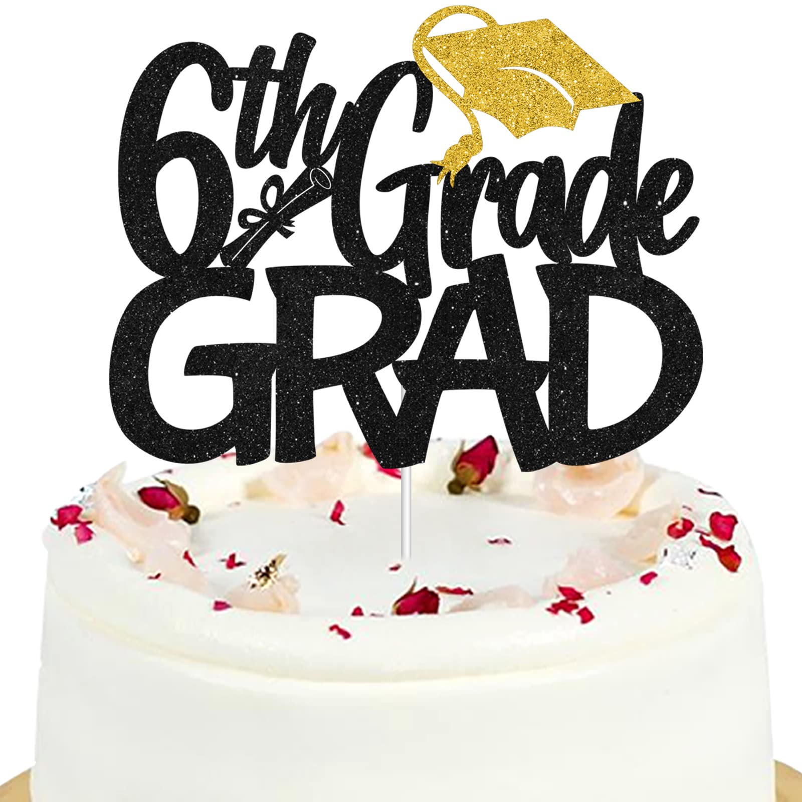 6th Grade Grad Cake Topper Class Of 2023 Graduation Party | Desertcart ...