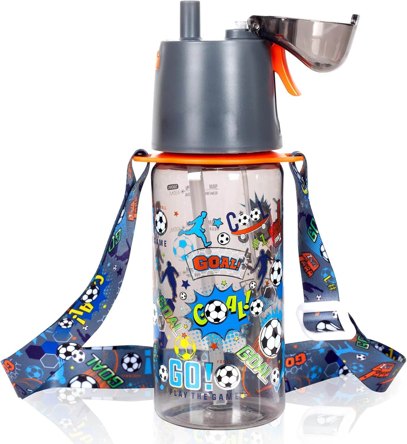 Amazon.com: YOYTOO Kids Misting Water Bottle with Straw/Lanyard for ...