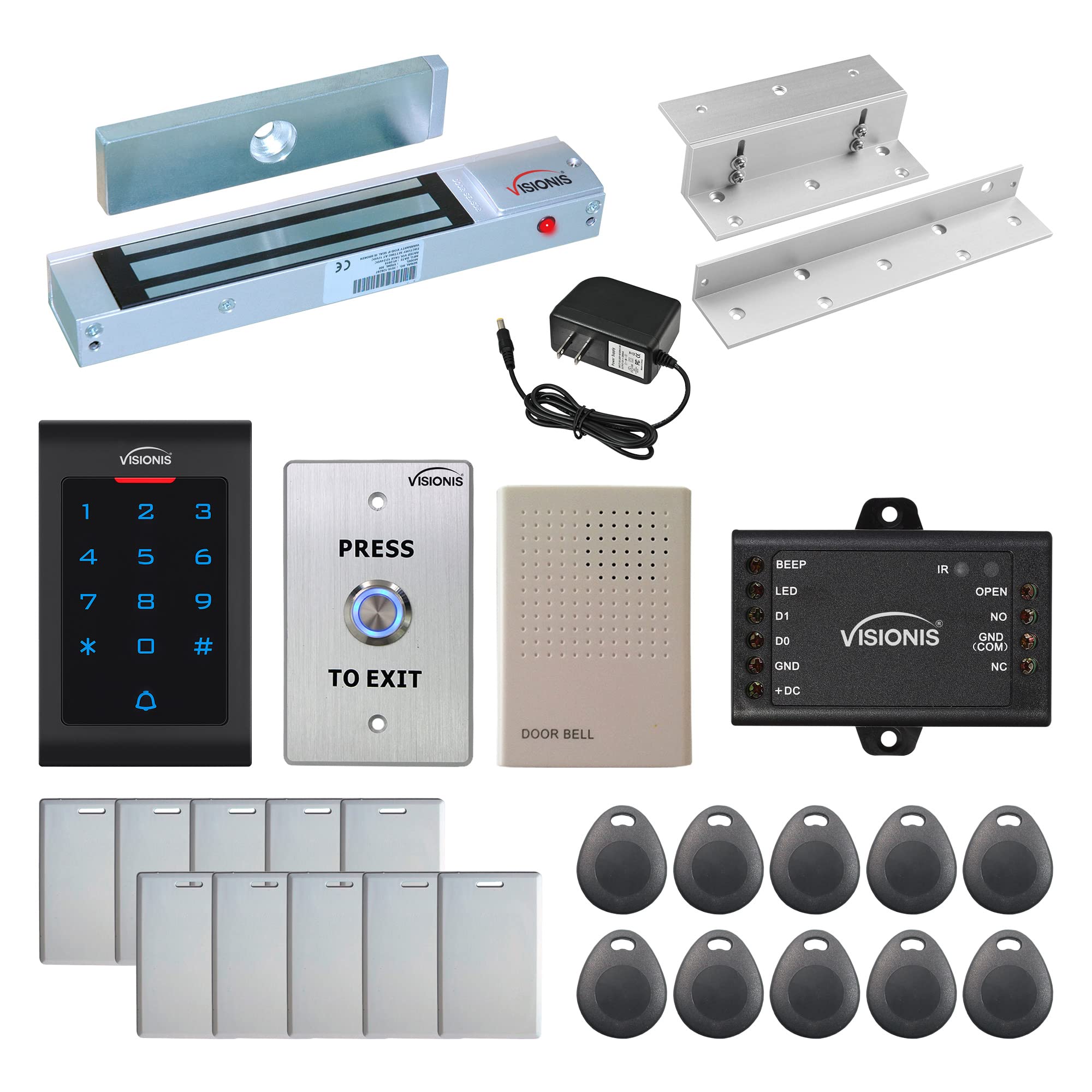 Amazon.com: Visionis FPC-5323 One Door Access Control in Swinging Door ...