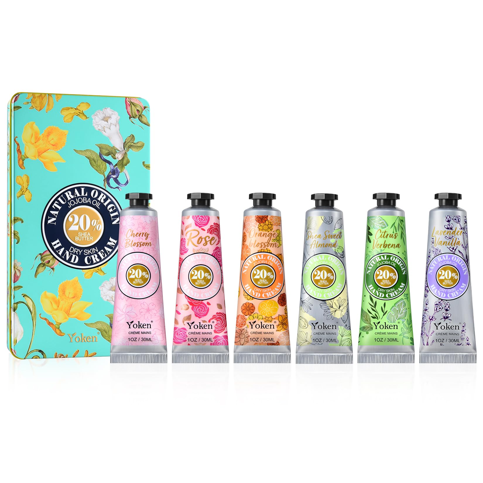 Amazon.com : Yoken 20% Shea Butter Hand Cream Gift Set, Instant ...