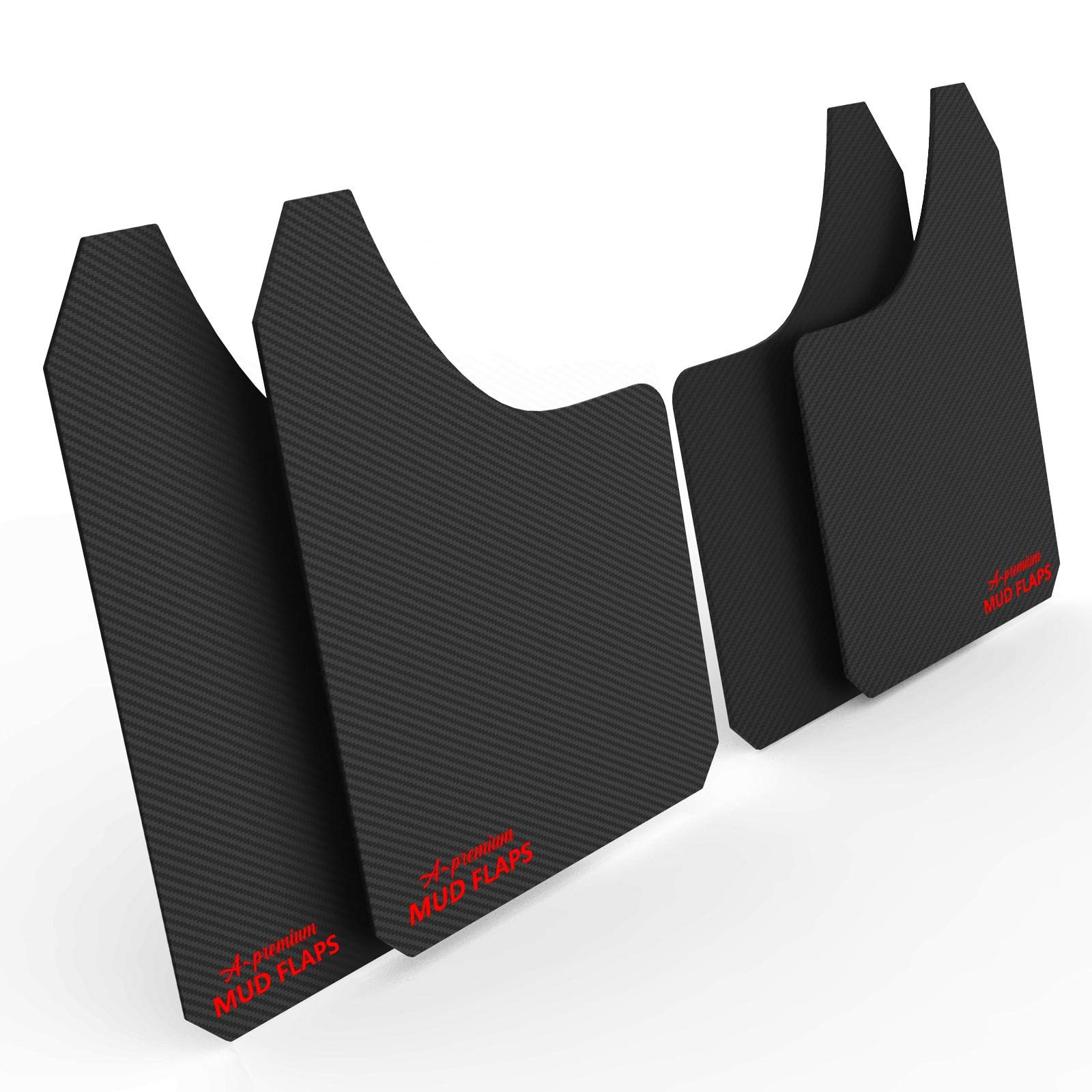 A-Premium 4 Pcs Black Universal Splash Guards Mud Flaps Mudflaps ...
