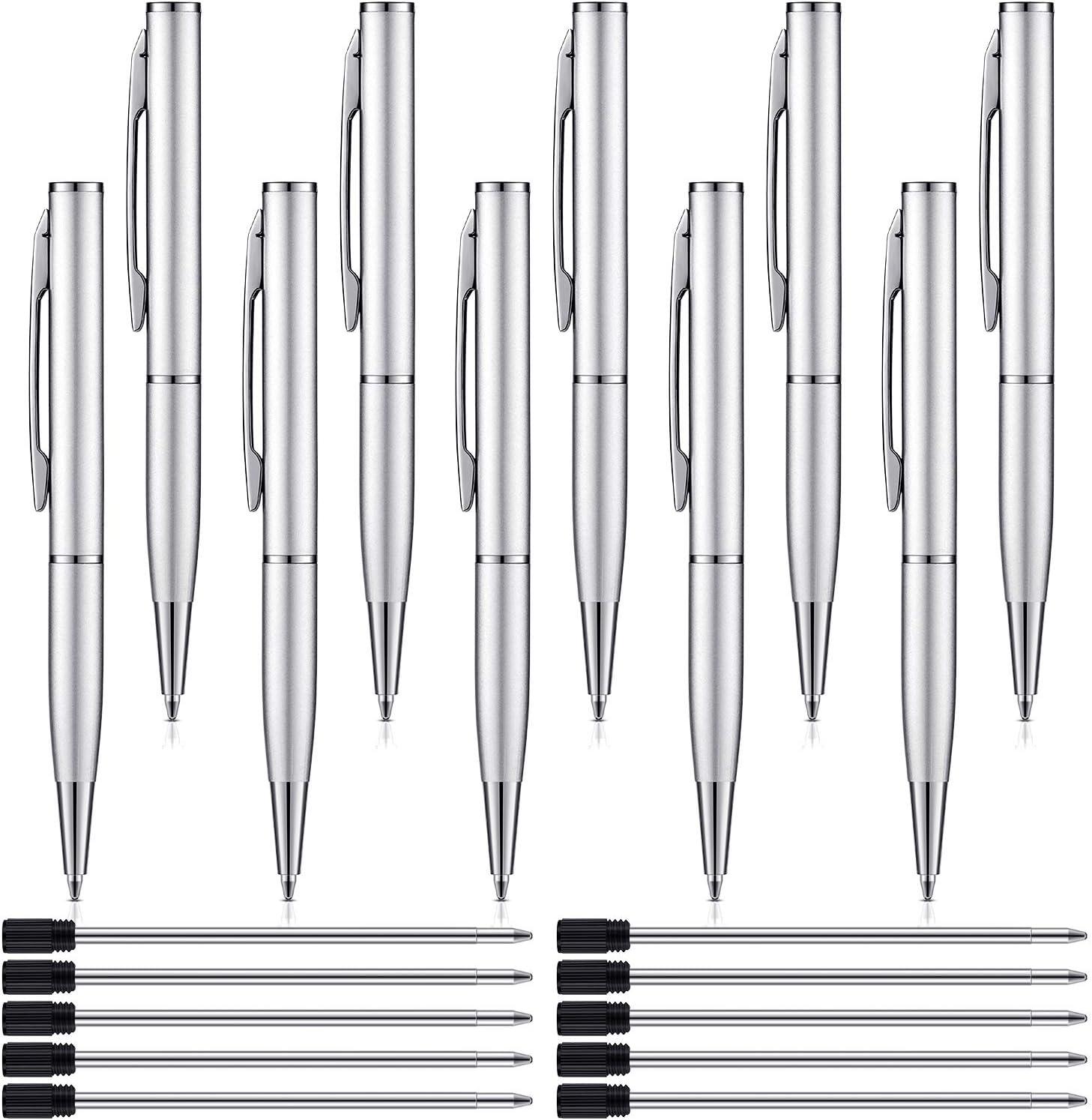 Amazon.com : 10 Pieces Mini Metal Pens Miniature Pen Small Pens for ...