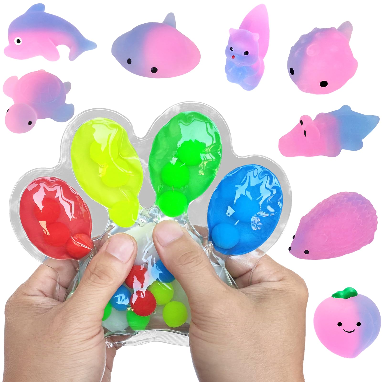 Amazon.com: Color Sorting Sensory Toy,Squeeze Fidget Toys,Kids Party ...
