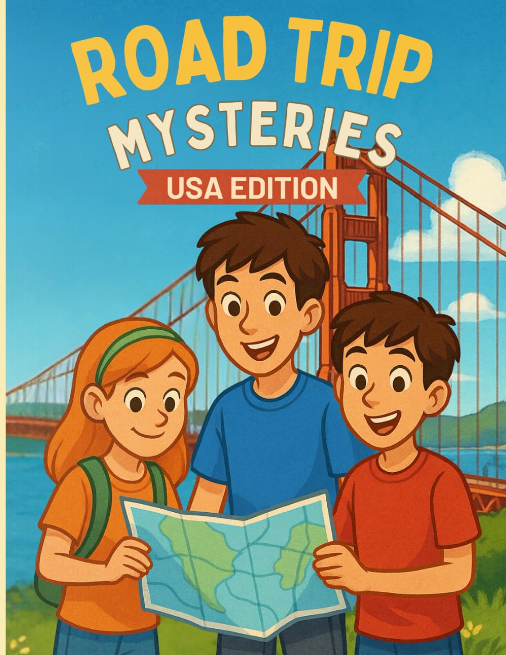 The Road Trip Mysteries: USA Edition: Activity Adventure Book for Kids ...