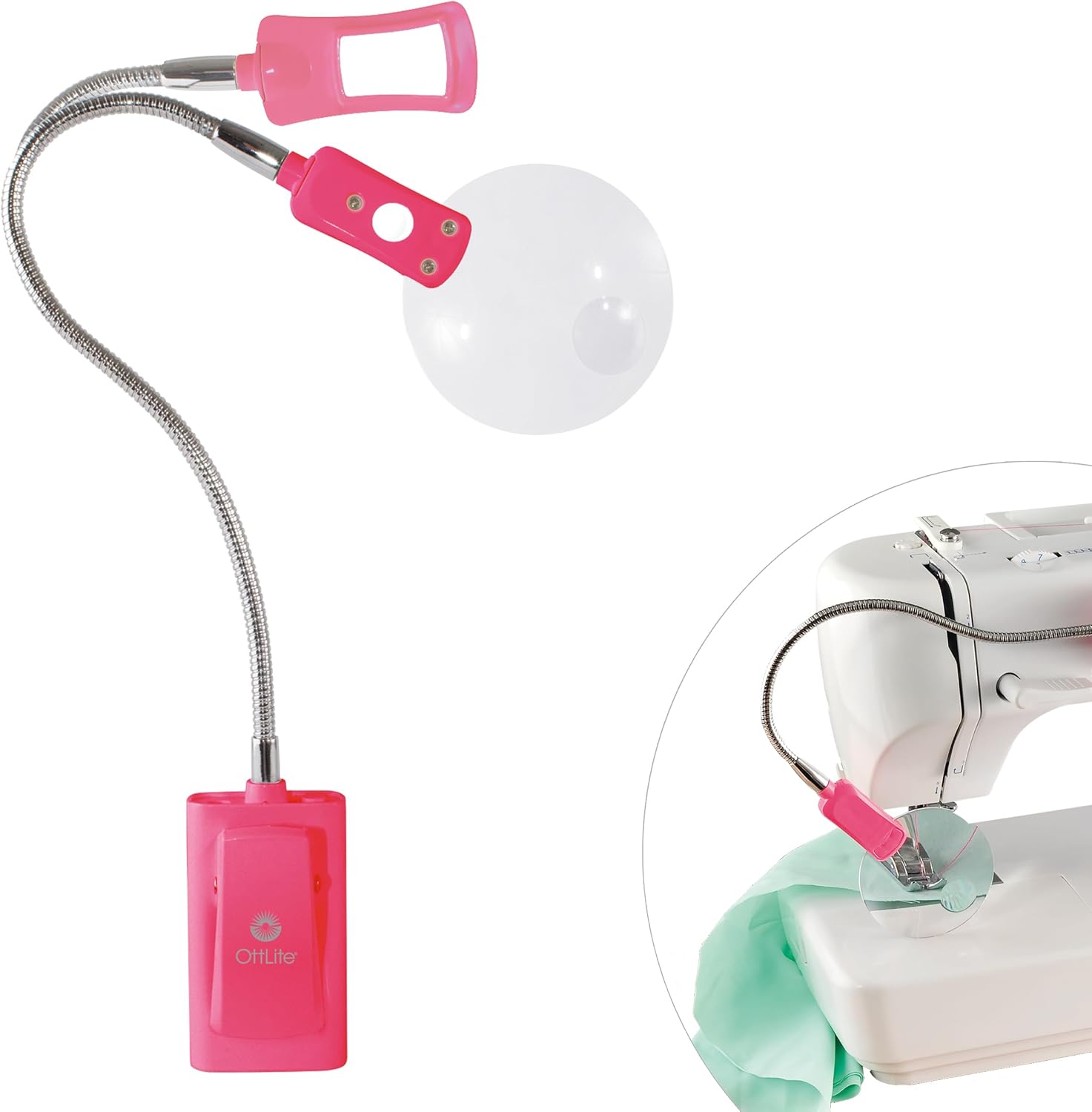 OttLite LED 2 in 1 Sewing Machine Light | Clip Lamp, Sewing Machine ...