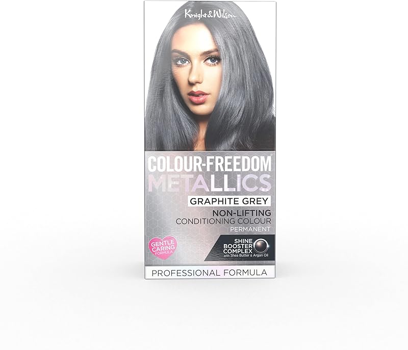 Knight & Wilson Colour Freedom Metallic Glory Graphite Grey Hair Dye in ...