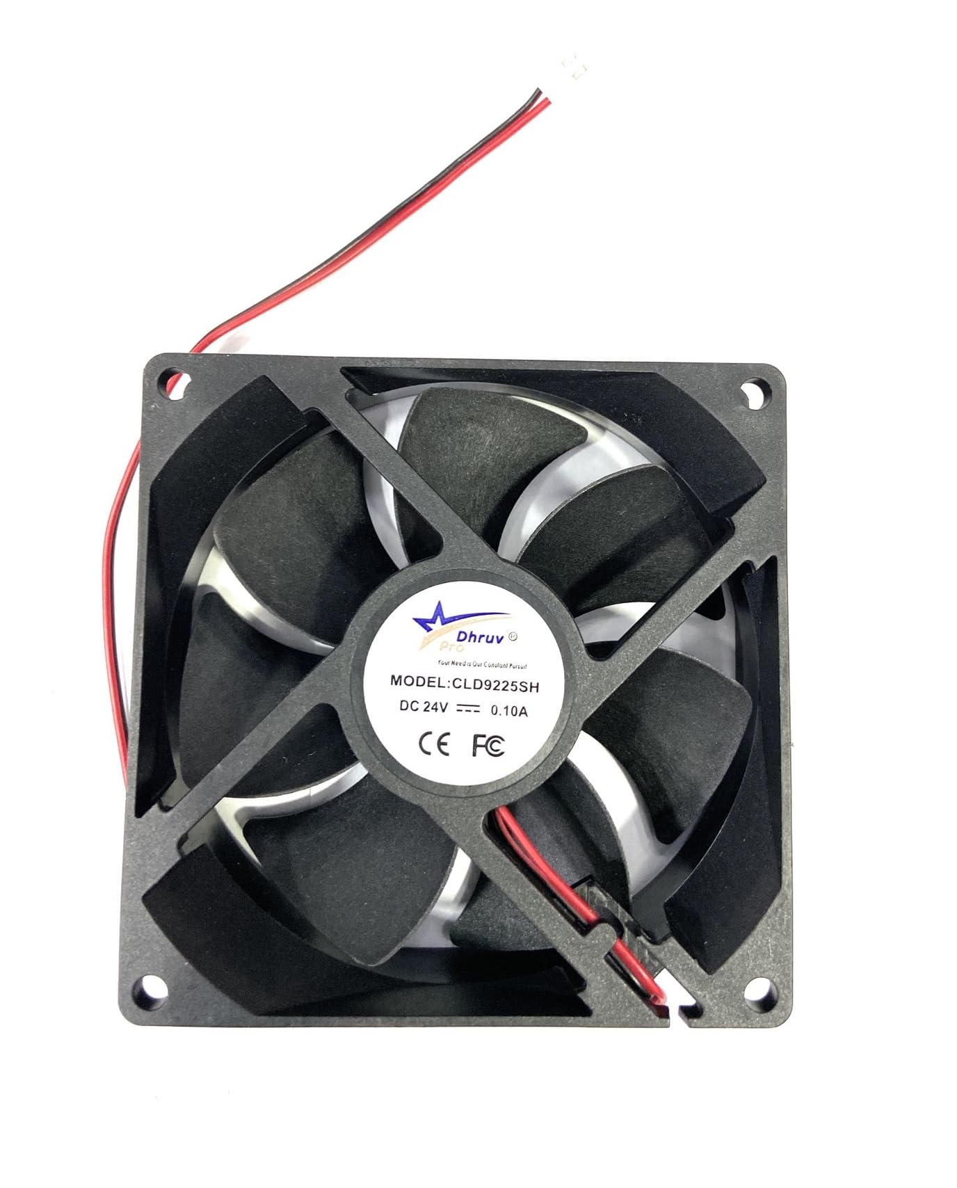 DHRUVPRO 24V Cooling Cabinet Fan Fan Square (24V 92x92x25-MM, 3.5inch ...