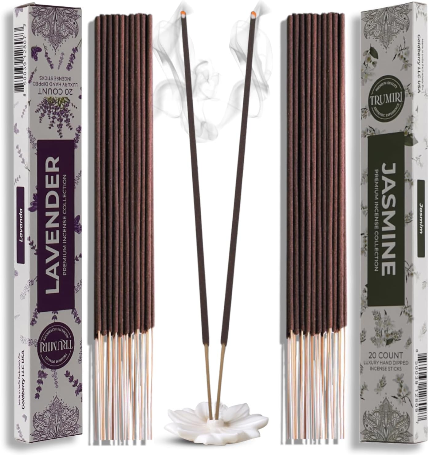 Amazon.com: Trumiri Incense Sticks - Combo Pack of 40 Insence-Sticks ...