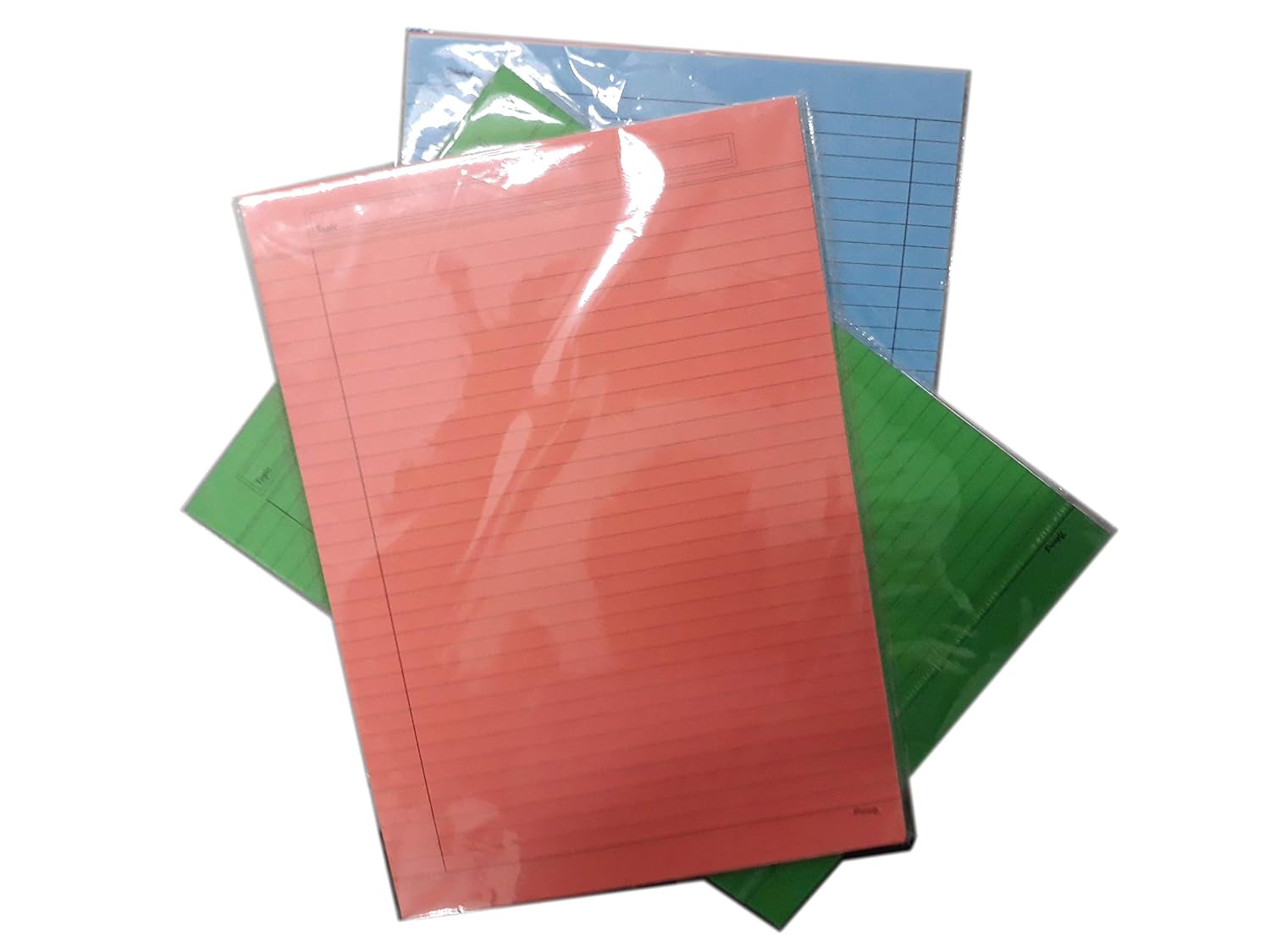 A4 Size Multicolour Both Side Ruled Sheet for Project -3 Pack of 60 ...