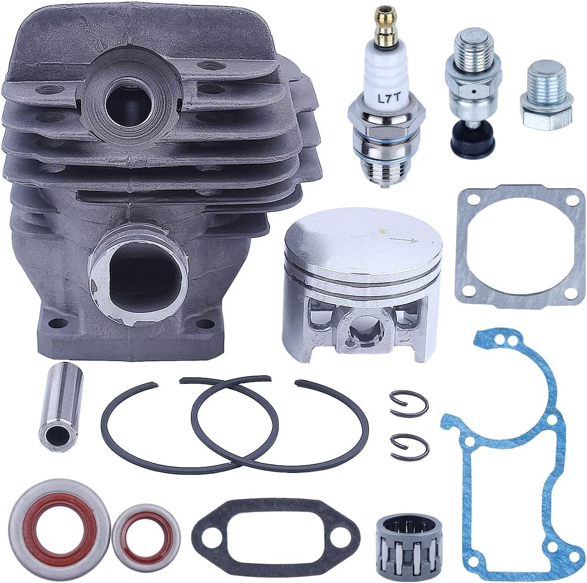 Amazon.com: P SeekPro Big Bore Cylinder Piston Kit 44.7 mm for Stihl ...