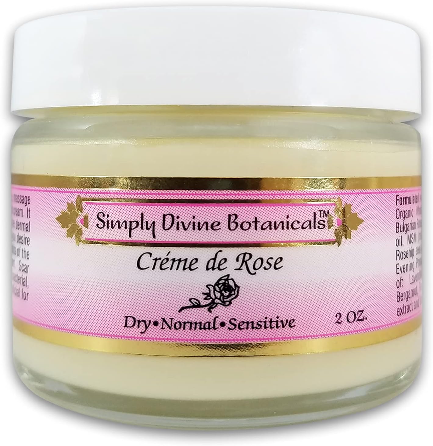 Amazon.com: Simply Divine Botanicals Creme de Rose Heavenly Facial ...