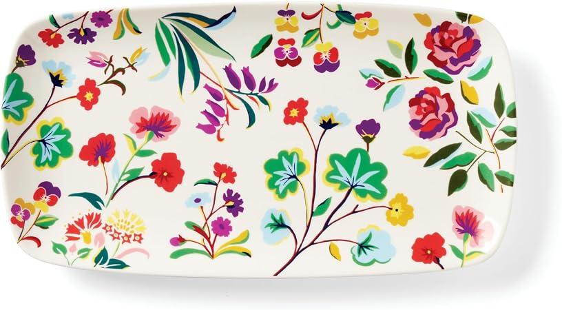 Amazon.com: Kate Spade New York Garden Floral Hors D'Oeuvres Tray, one ...