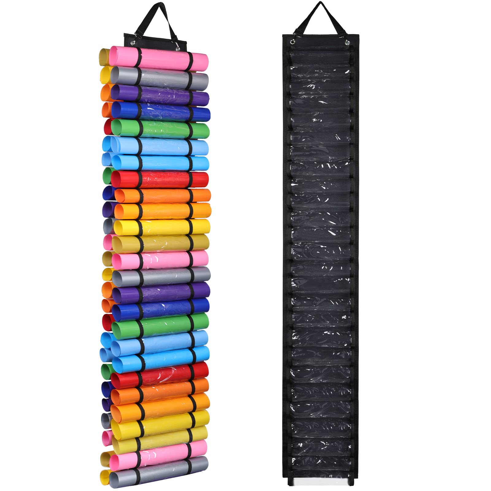 Snapklik.com : AROUY Vinyl Storage Organizer - Vinyl Roll Holder Wall ...