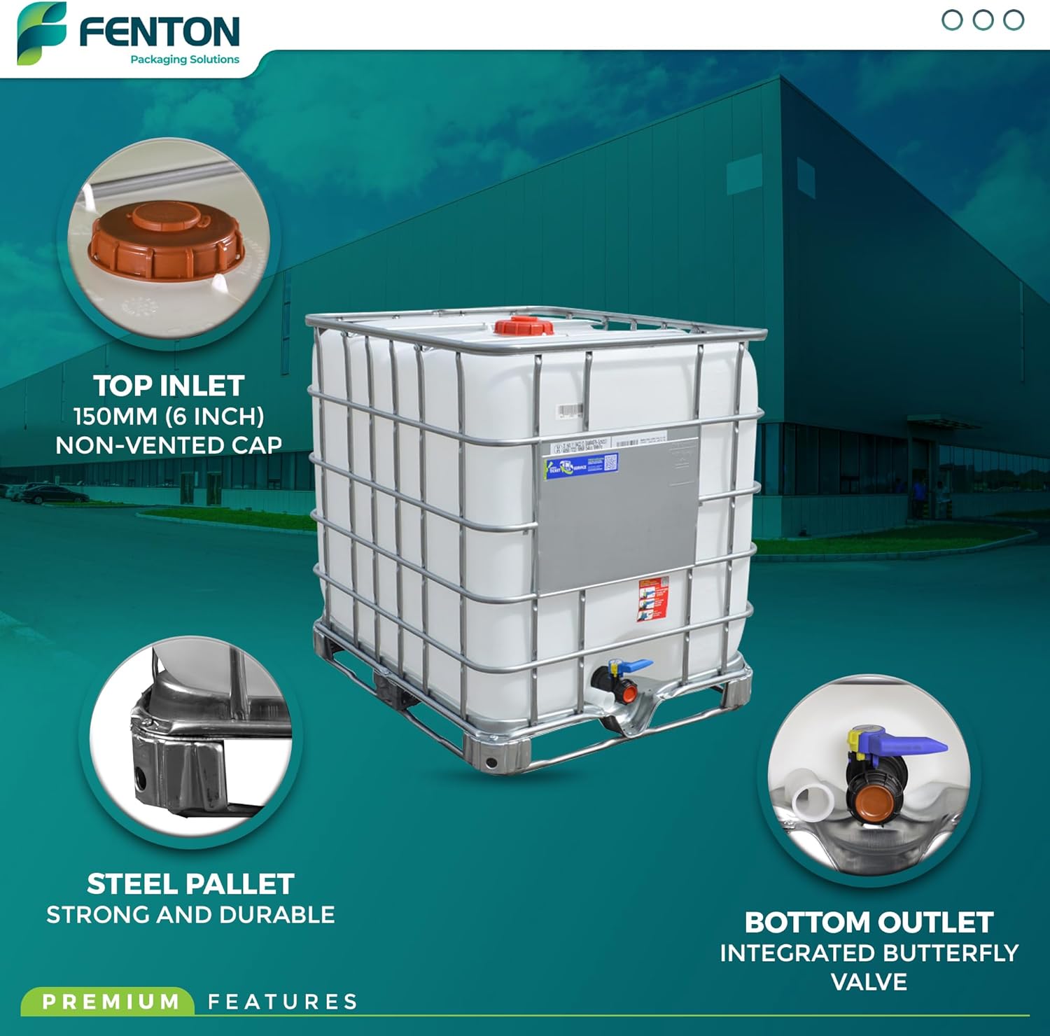 1000L IBC Water Tank - Ideal for Gardening, Farming Bahrain | Ubuy