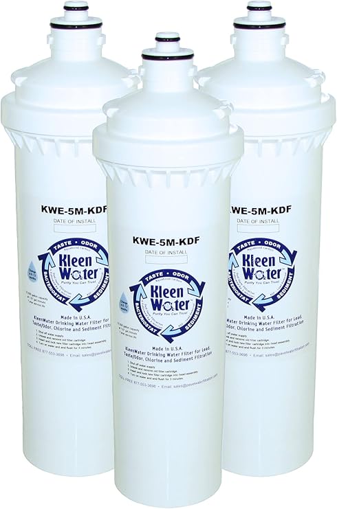 Amazon.com: KleenWater KWE-1M-KDF-H-300+M Replacement Water Filter ...