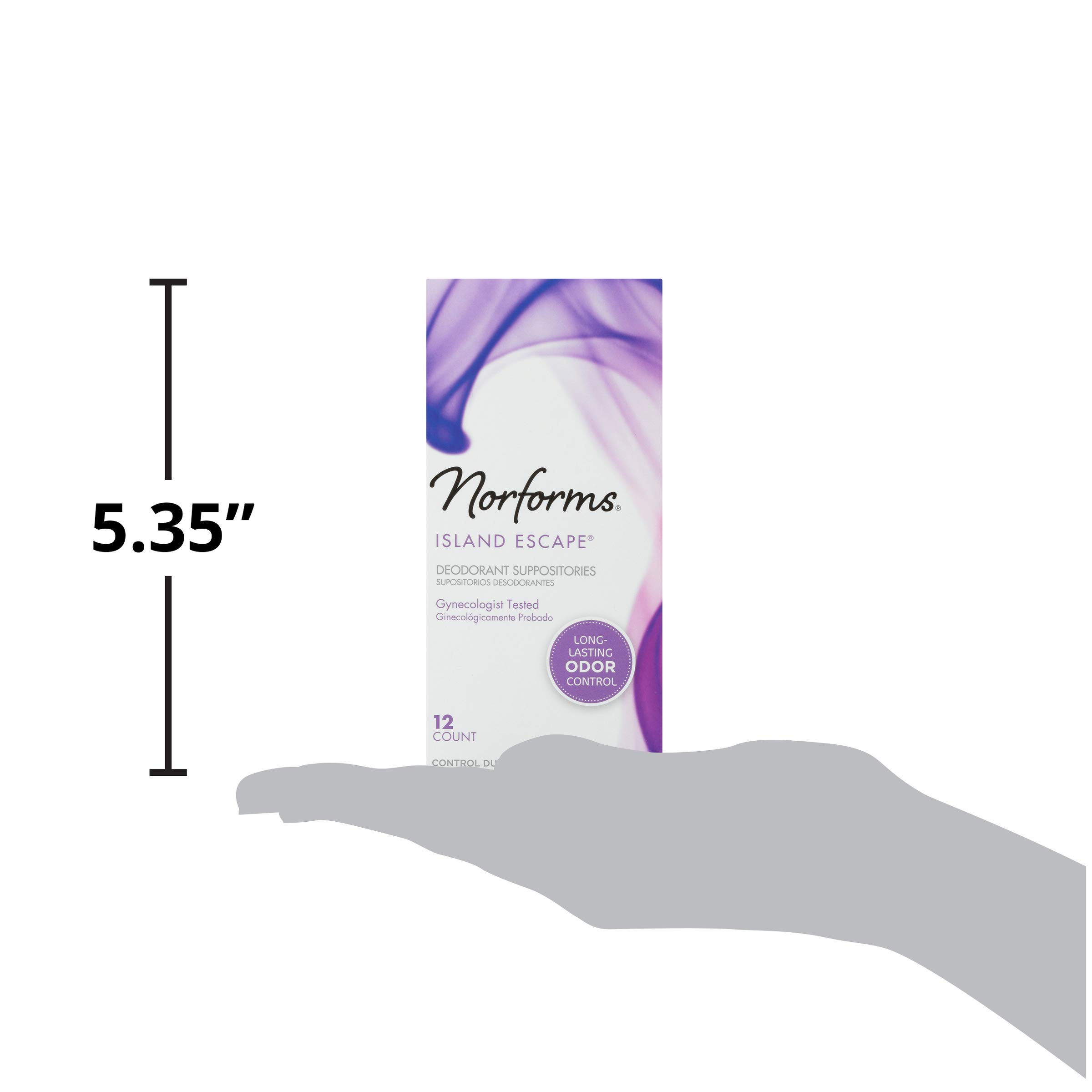Norforms Feminine Deodorant Suppositories | Long Lasting Odor Control ...