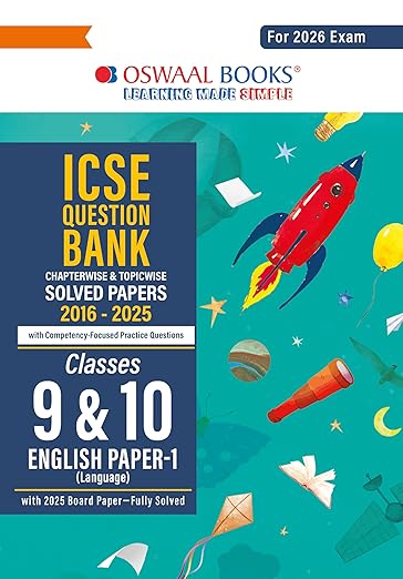 Oswaal ICSE Question Bank Chapterwise & Topicwise Solved Papers Class 9 ...