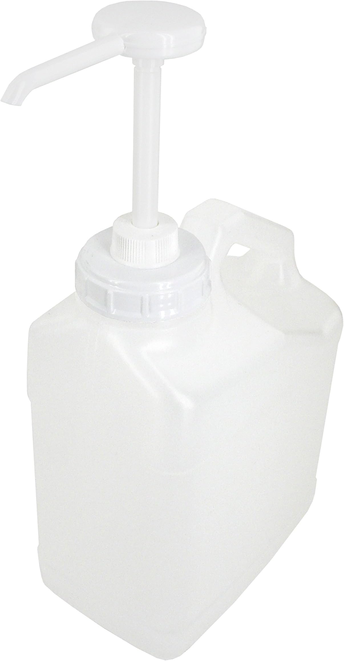 Amazon.com: Portable Storage Jugs with Pump Dispenser Caps, Plastic ...