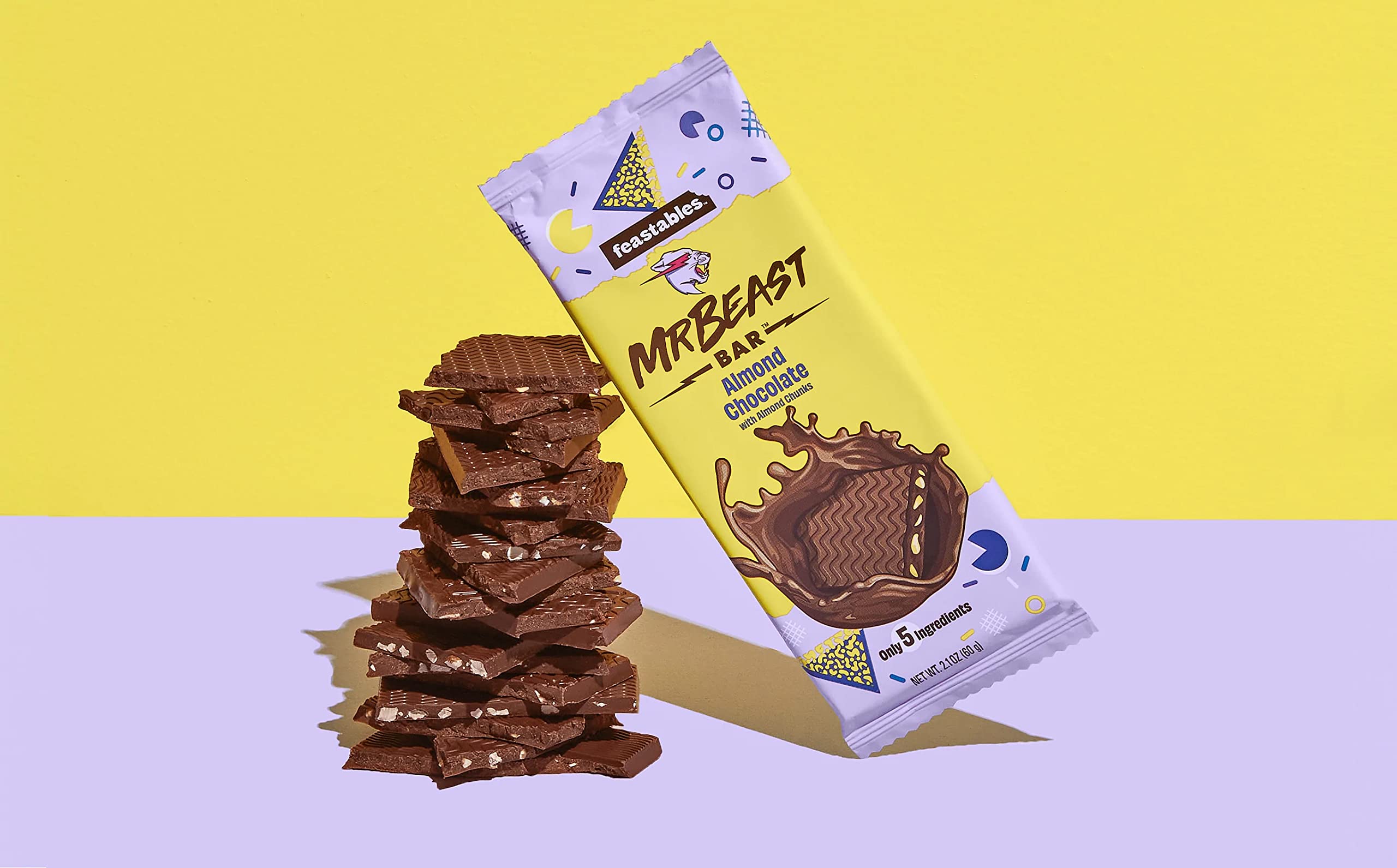 Mr Beast Chocolate Bar By Feastables (7 Flavors) (1 Bar 10, 48% OFF