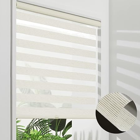 Amazon.com: SHADESU Cordless Zebra Shade Zebra Blind for Window Privacy Light Filtering Shades ...